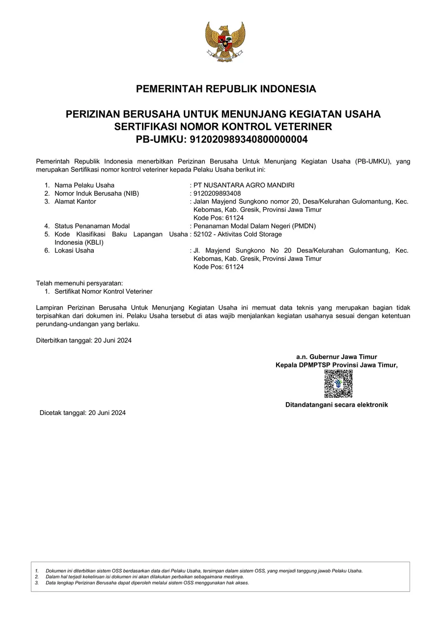 About Us | PT Nusantara Agro Mandiri